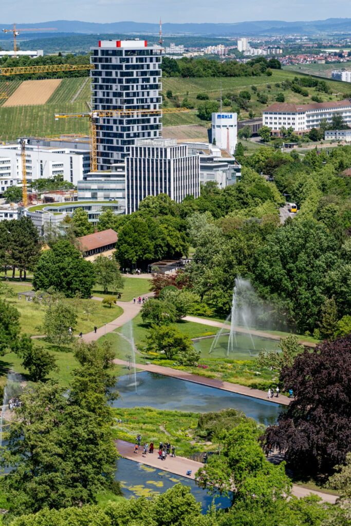 Höhenpark Killesberg in Stuttgart, Killesbergbahn, Ausflugsziel